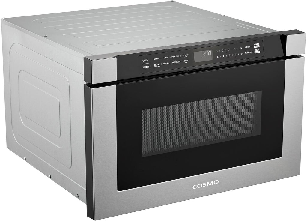 Cosmo - 24 in. Built-in Microwave Drawer with Automatic Presets, Touch ...