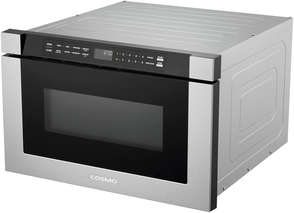 Cosmo - 24 in. Built-in Microwave Drawer with Automatic Presets, Touch ...